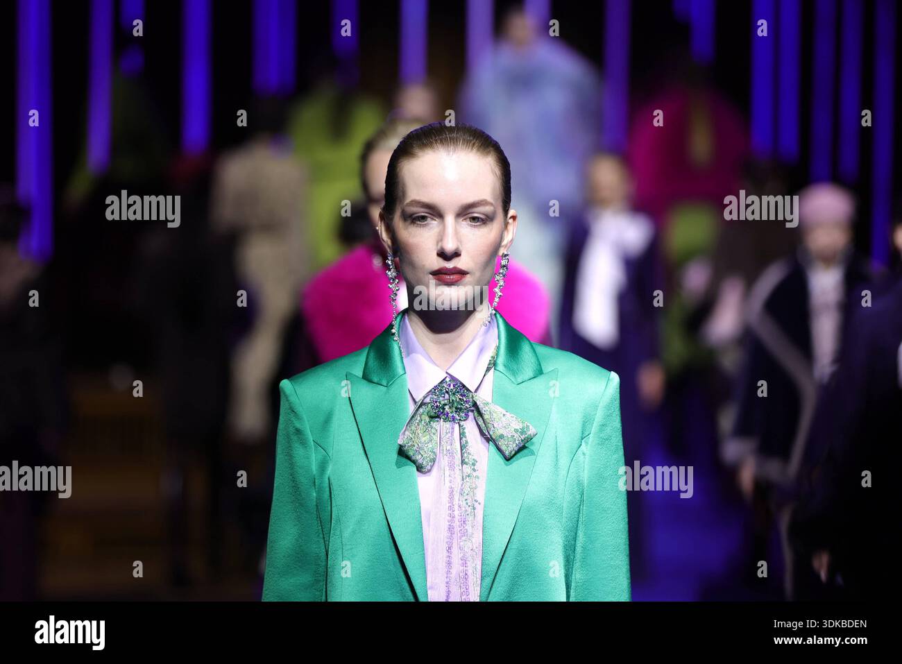 30.01.2026, Model zur Marc Cain Fashion Show, Funkhaus Berlin, Berlin ...