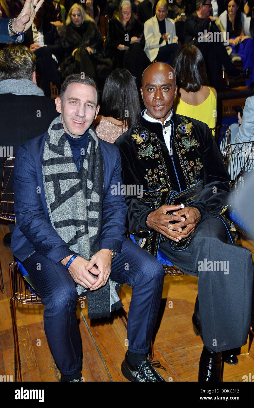 Marcel Remus und Bruce Darnell bei der Marc Cain fashion show Echo Of ...