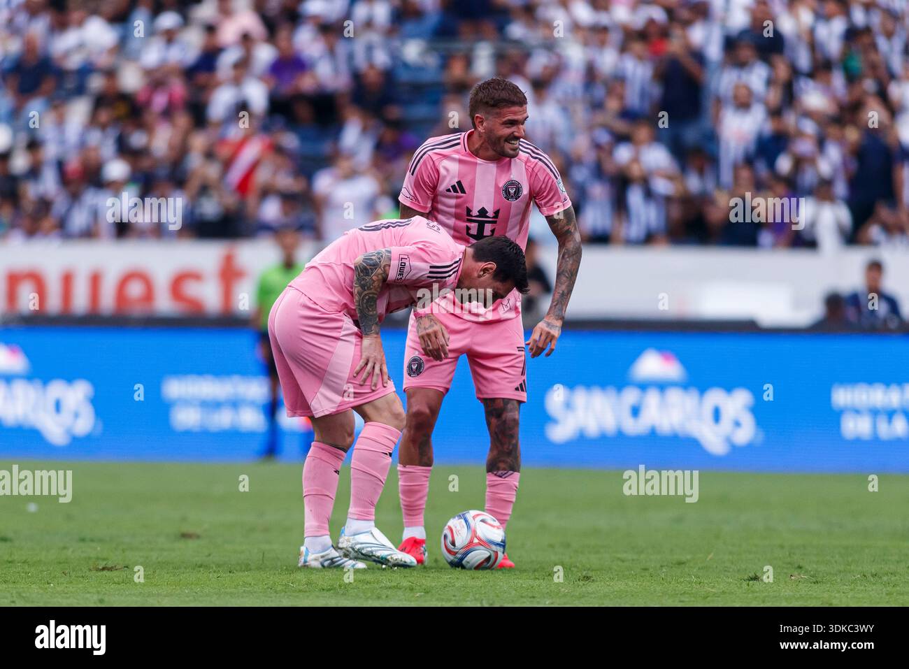 Lima, Peru - January 24: Rodrigo De Paul and Lionel Messi of Inter ...