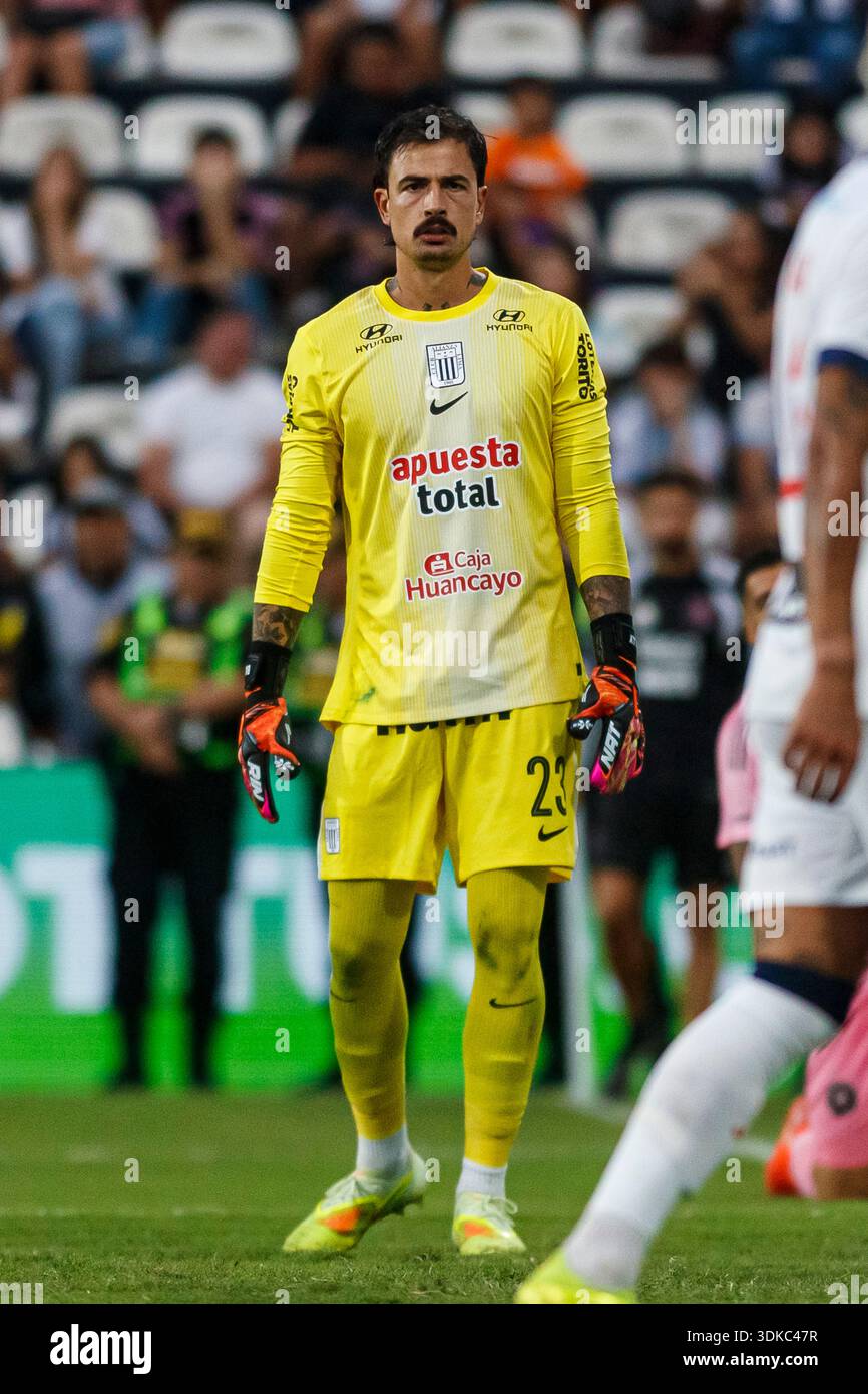Lima, Peru - January 24: Guillermo Viscarra of Alianza Lima during the ...