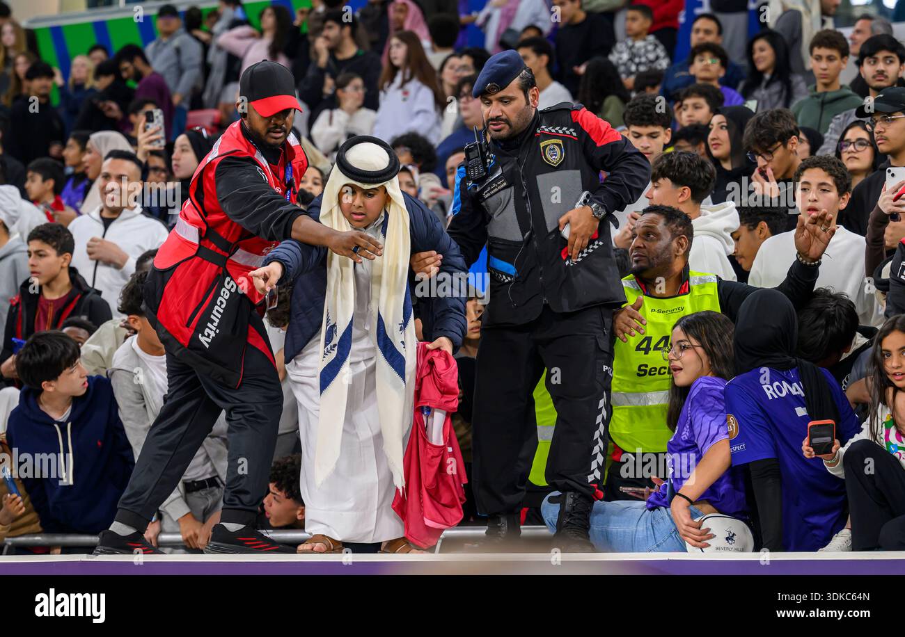 Fans seen during the Match for Hope charity soccer between Team Chunkz ...