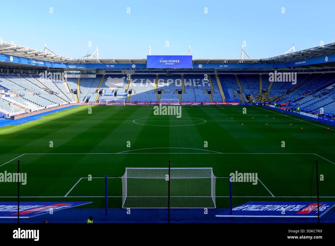 General view inside the King Power Stadium ahead of the Sky Bet ...