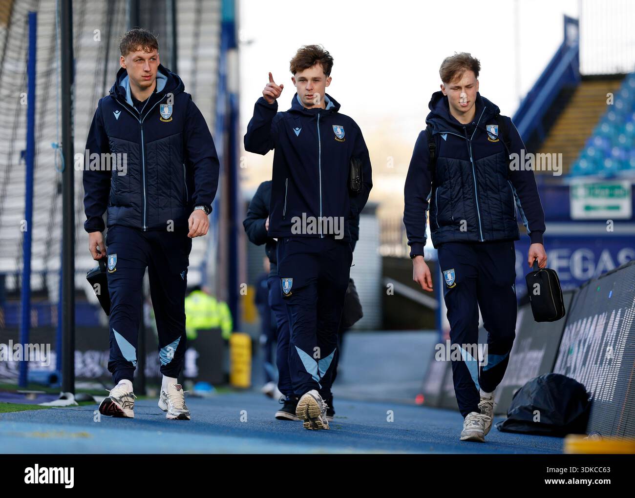 (left to right) Sheffield Wednesday's Cole McGhee, Joe Emery and Thomas ...