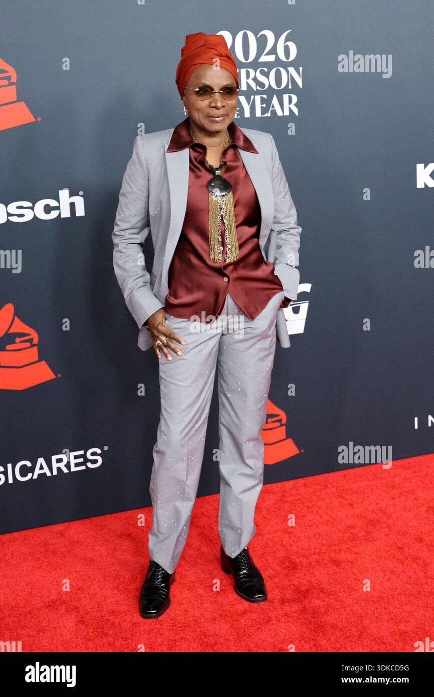 Angelique Kidjo at arrivals for The MusiCares Person of the Year ...