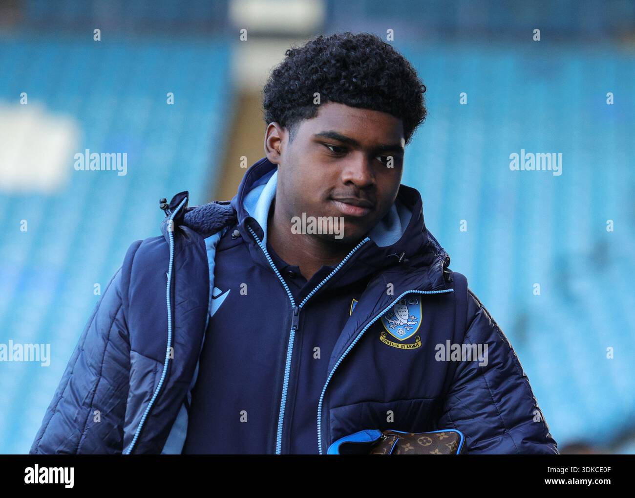 Jaden Heskey of Sheffield Wednesday arrives ahead of the Sky Bet ...