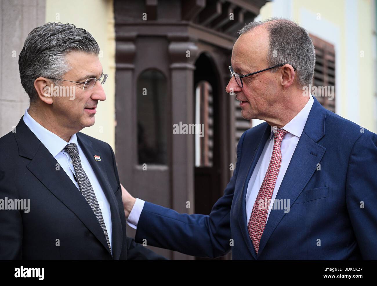 Croatia Prime Minister Andrej Plenkovic meets German Chancellor ...