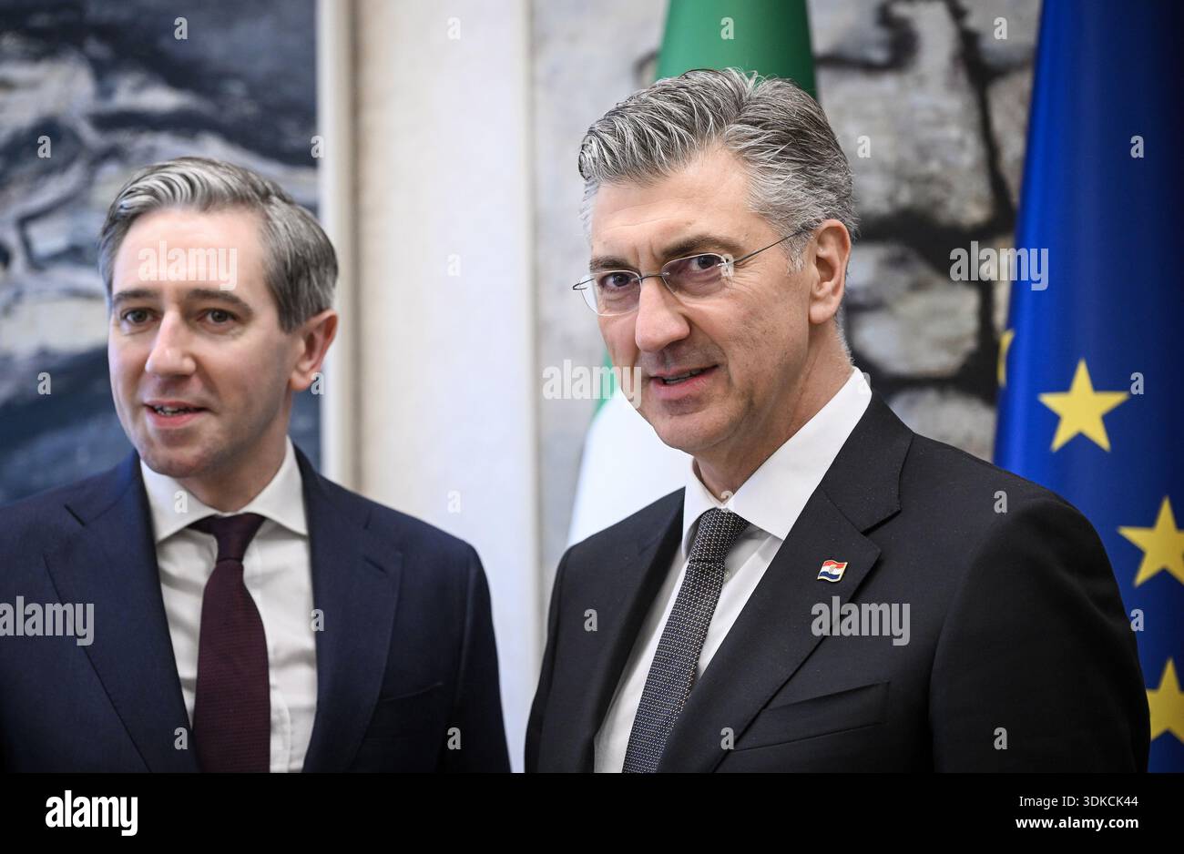 Croatia Prime Minister Andrej Plenkovic meets Irish Deputy Prime ...