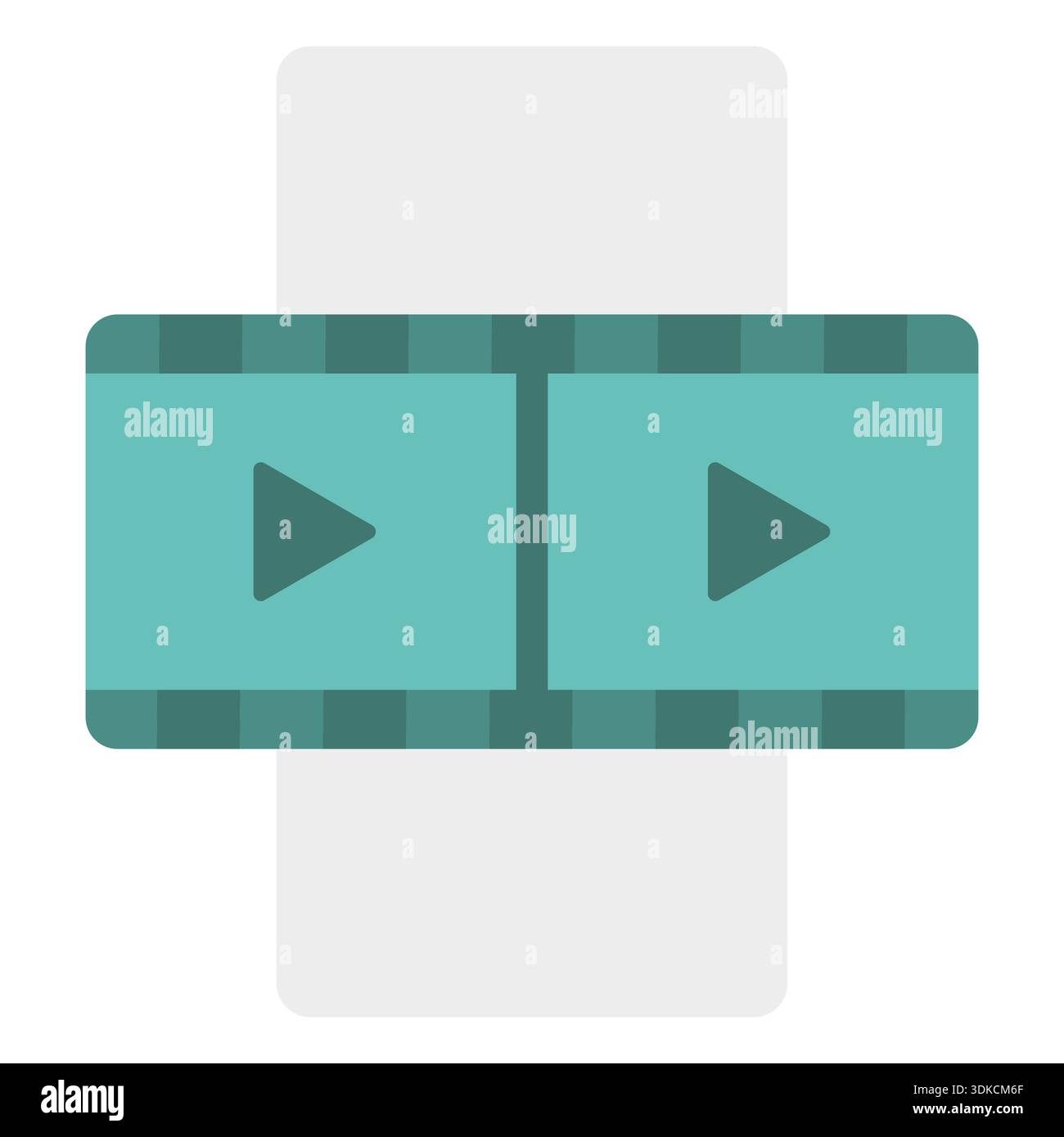 Film strip icon. Video player symbol. Media frames Vector. Cinema ...