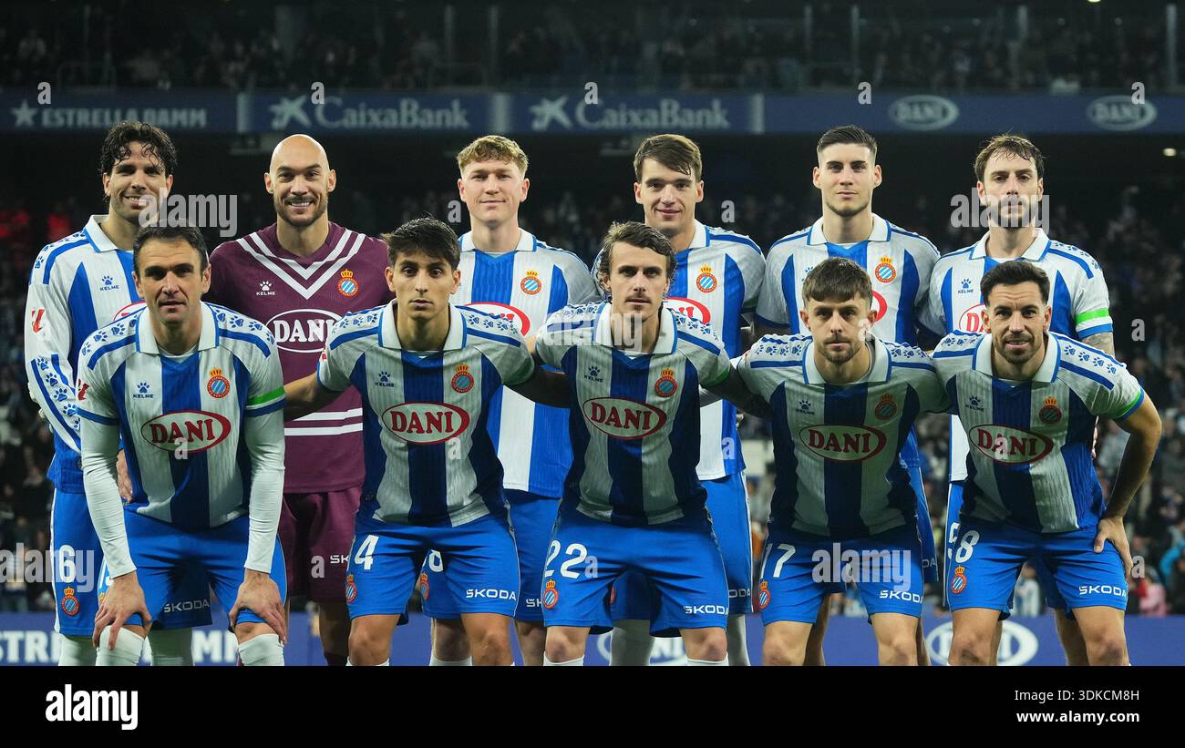 RCD Espanyol team group Stock Photo - Alamy