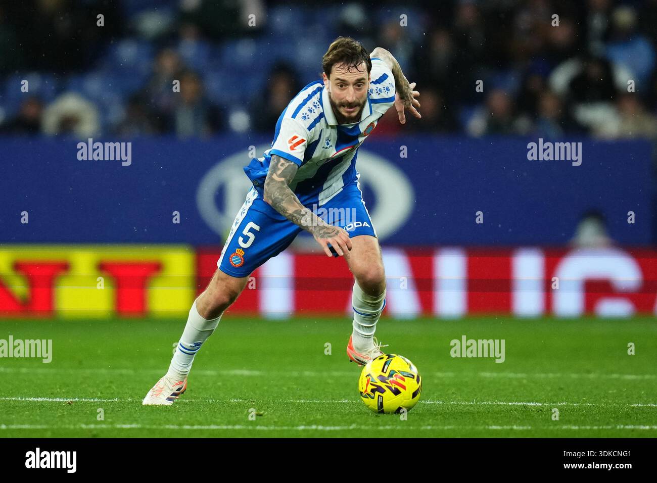 Fernando Calero of RCD Espanyol during the La Liga EA Sports match ...