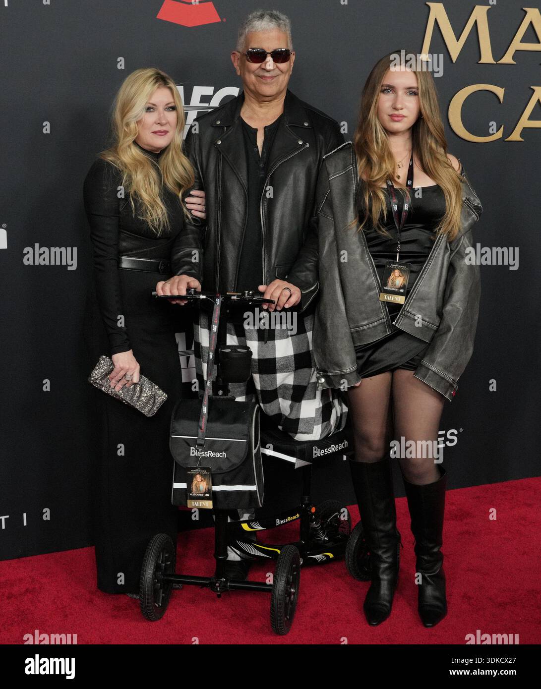 Pat Smear and Family at the MusiCares 2026 Person of the Year Gala held ...