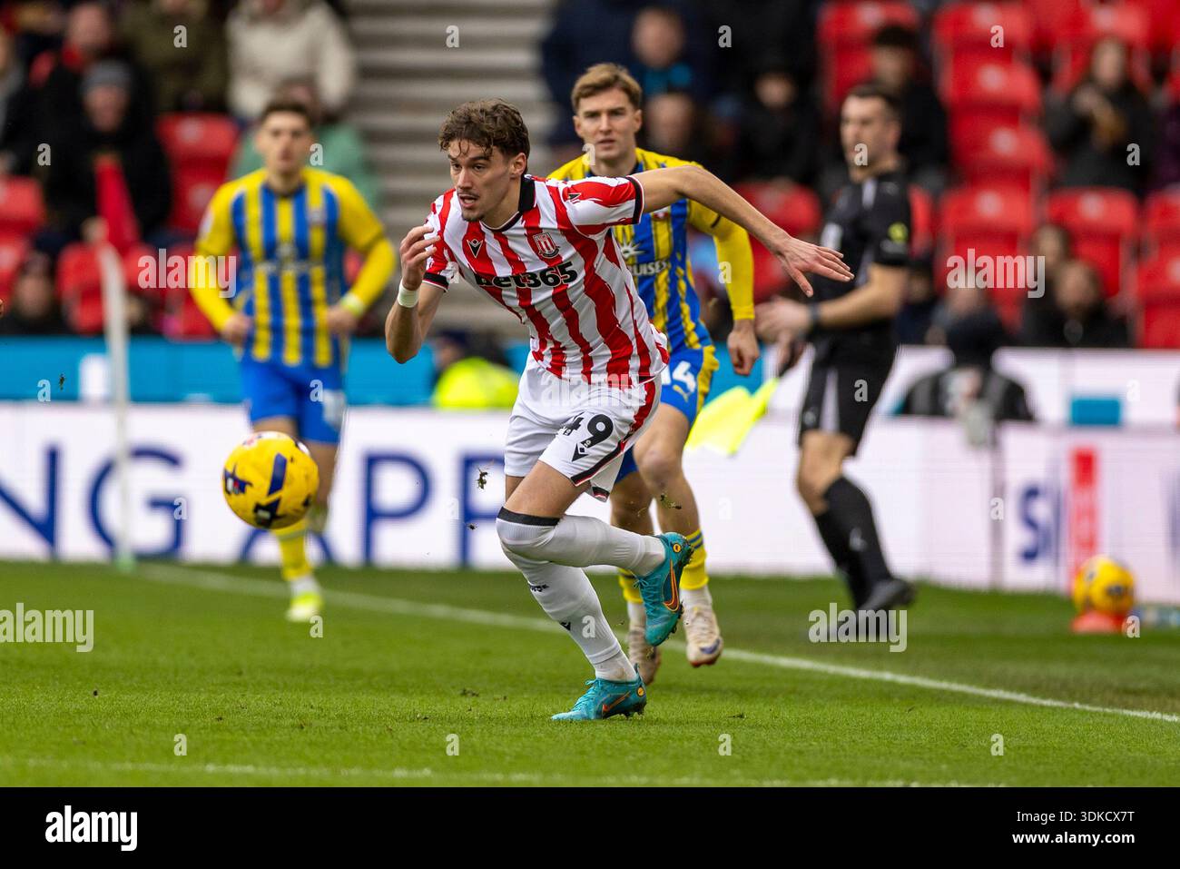 31st January 2026; Bet365 Stadium, Stoke, Staffordshire, England; EFL ...