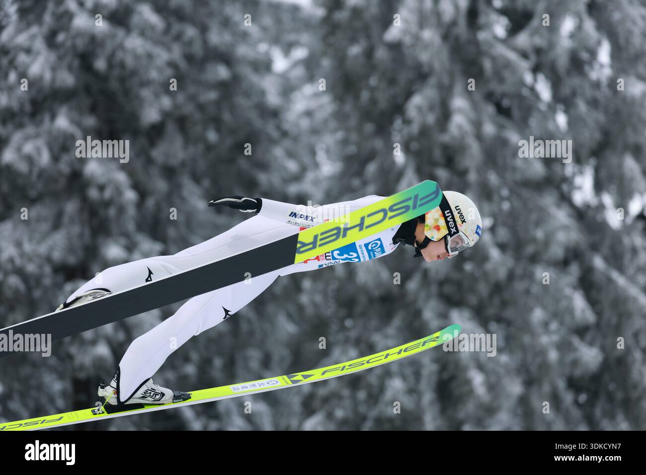 Nozomi MARUYAMA of Japan soars in the air during the first round of the ...