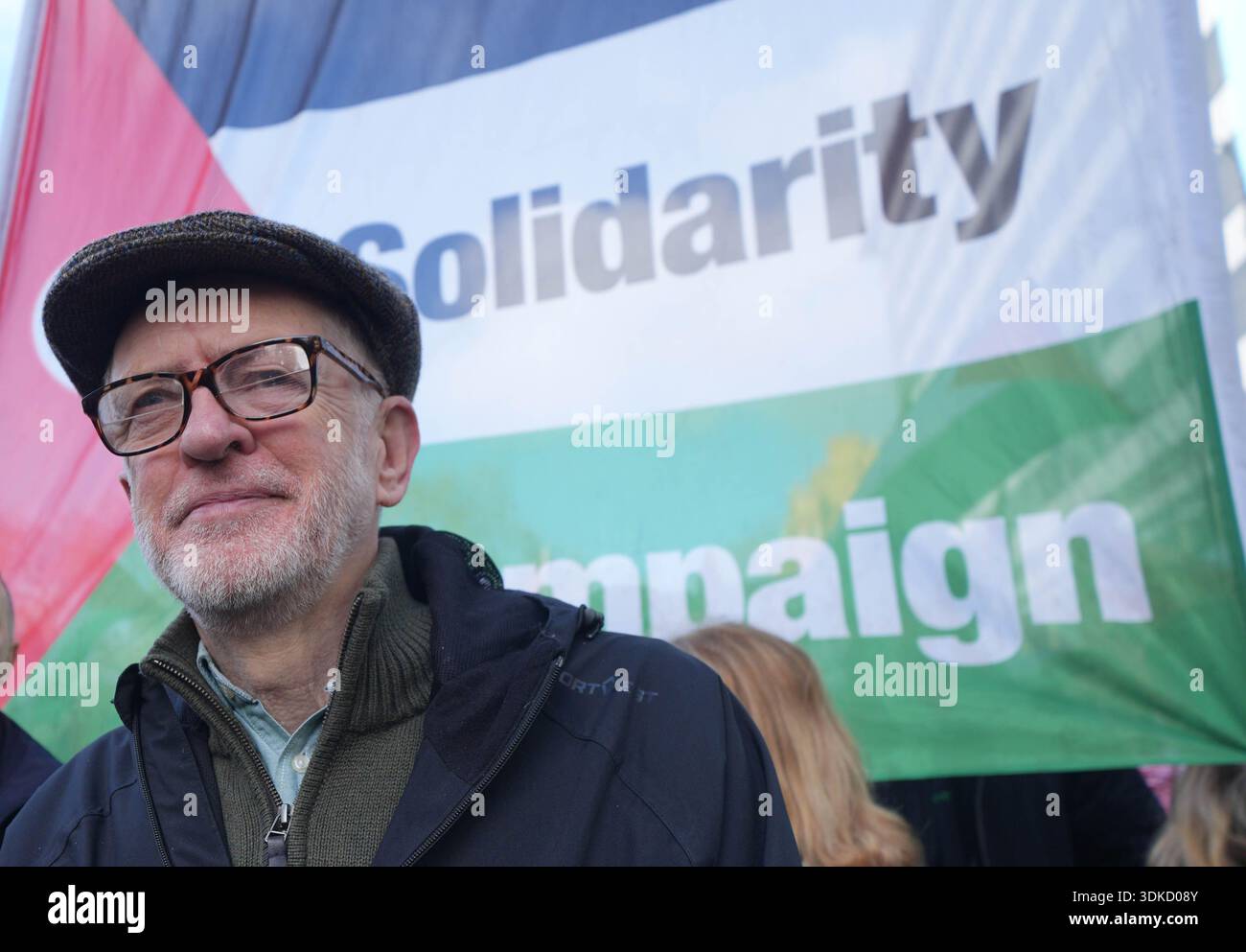 Jeremy Corbyn takes part in a Palestine Coalition march in central ...