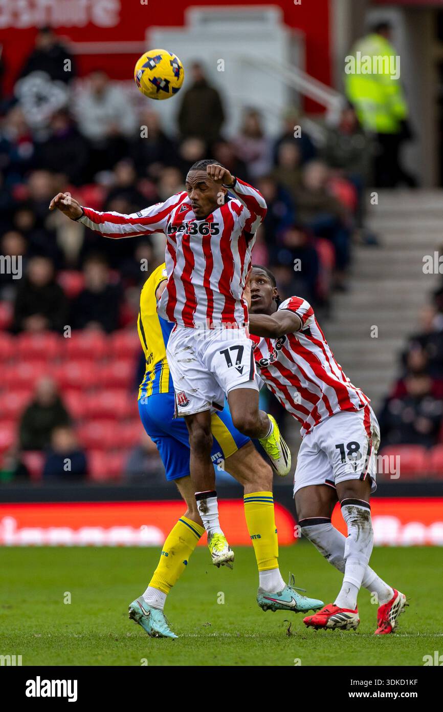 31st January 2026; Bet365 Stadium, Stoke, Staffordshire, England; EFL ...