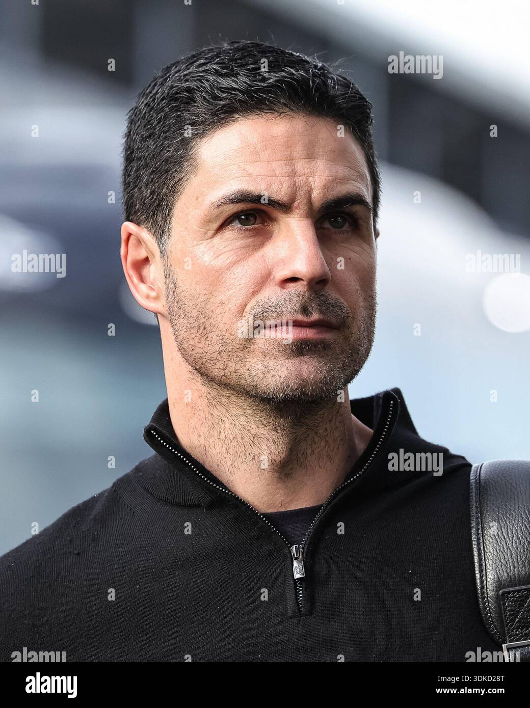 Mikel Arteta manager of Arsenal arrives during the Premier League match ...