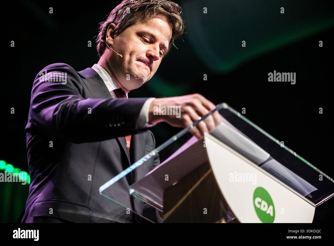THE HAGUE - List leader Henri Bontenbal at the CDA party conference in ...