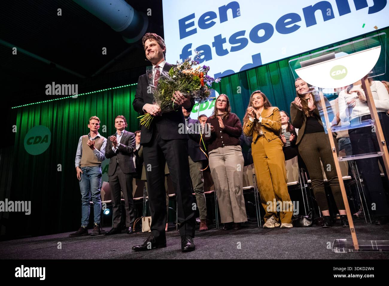 THE HAGUE - List leader Henri Bontenbal at the CDA party conference in ...