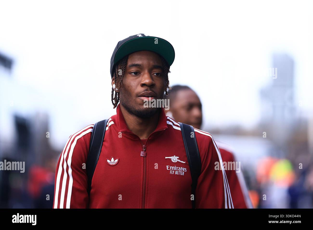 Leeds, England, 31st January 2026. Noni Madueke of Arsenal arrives at ...