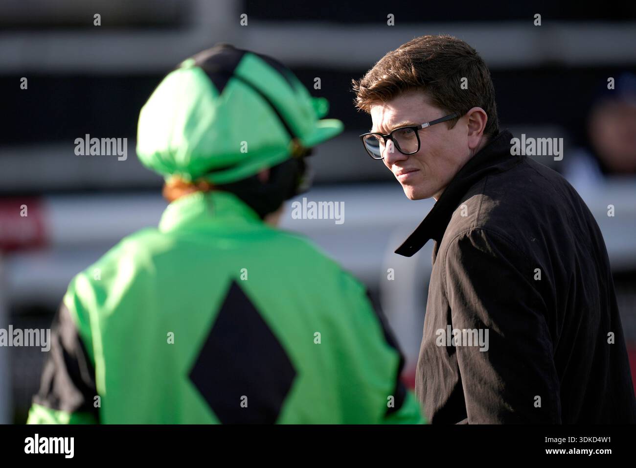 Trainer Josh Moore before the Virgin Bet Every Saturday Money Back ...