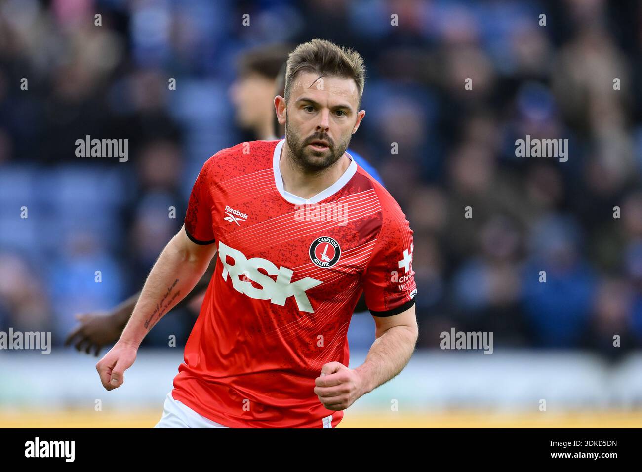 Matthew Godden of Charlton during the Sky Bet Championship match ...