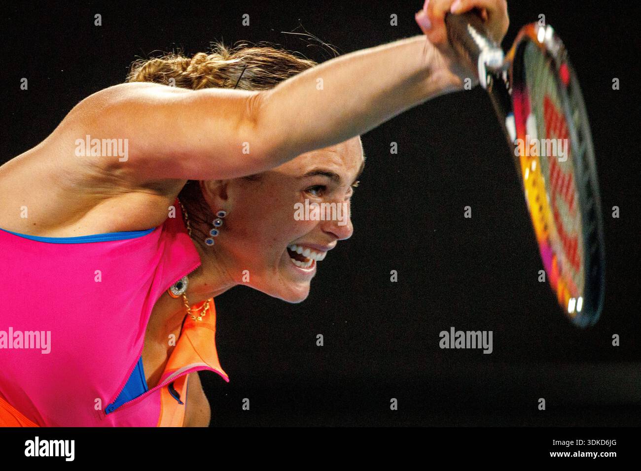 Belarussia’s Aryna Sabalenka during the Women’s Singles Final match ...