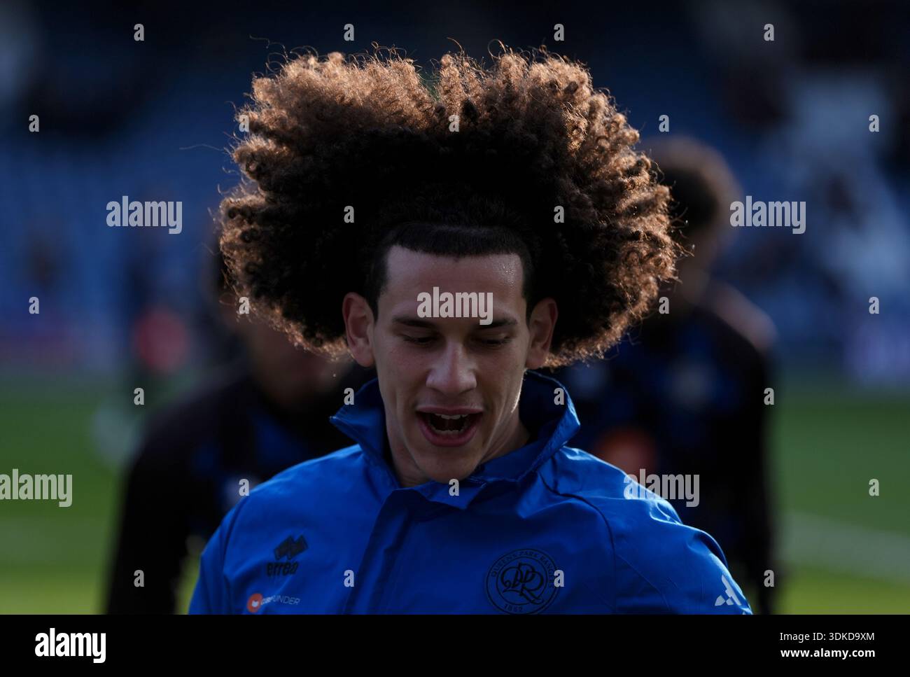 Queens Park Rangers' Rayan Kolli during the warm up before the Sky Bet ...