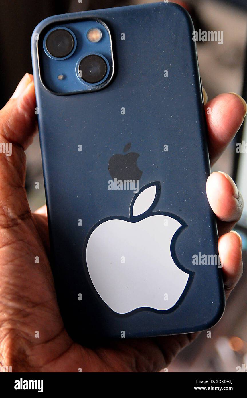 Copenhagen/Denmark /31 JANUARY 2026 / Apple iphone in danish capital ...