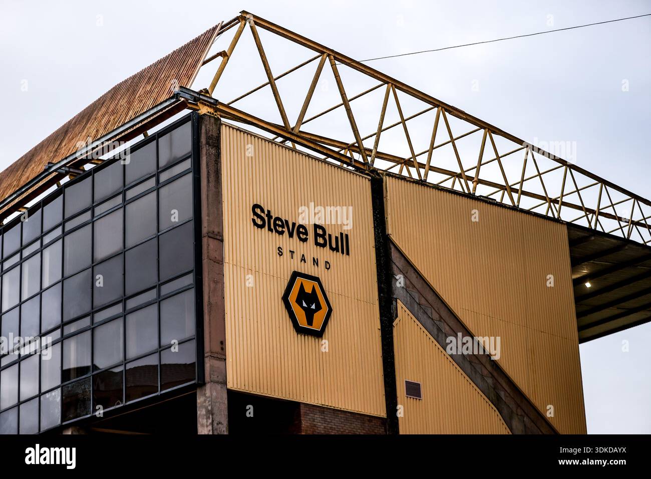 A general view of the Steve Bull Stand during the Premier League match ...