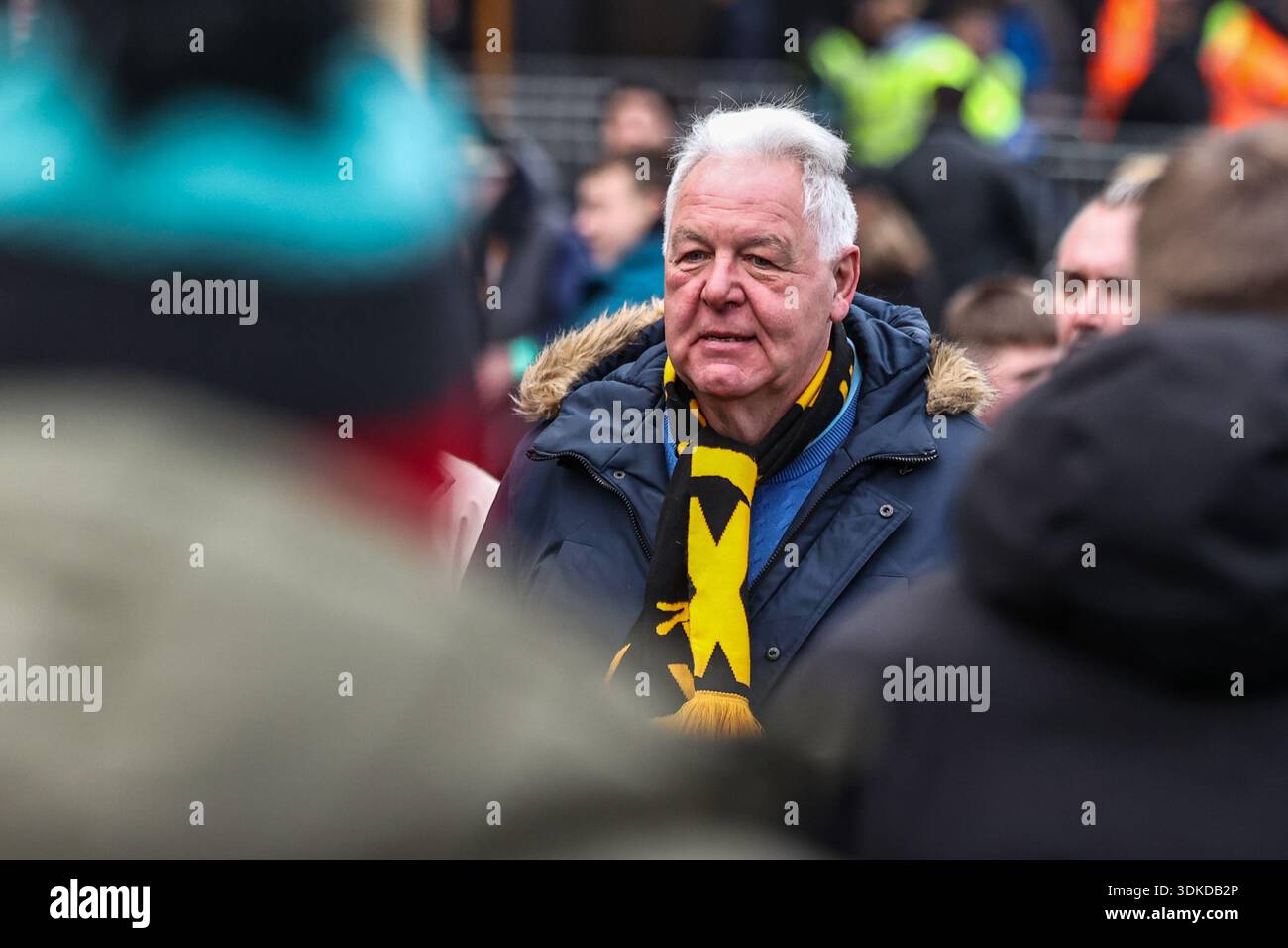 Wolves fans arrive during the Premier League match Wolverhampton ...