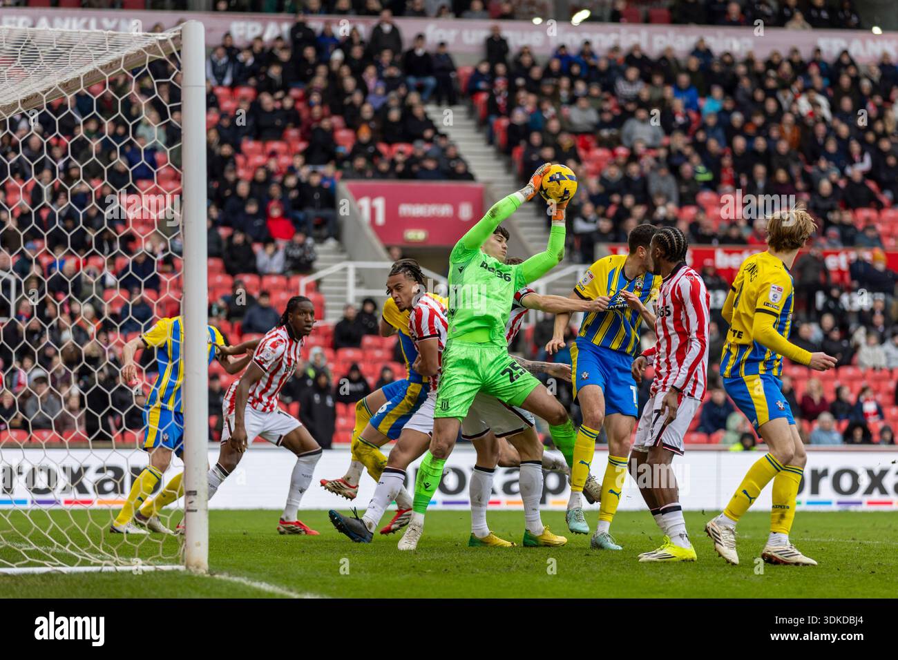 31st January 2026; Bet365 Stadium, Stoke, Staffordshire, England; EFL ...