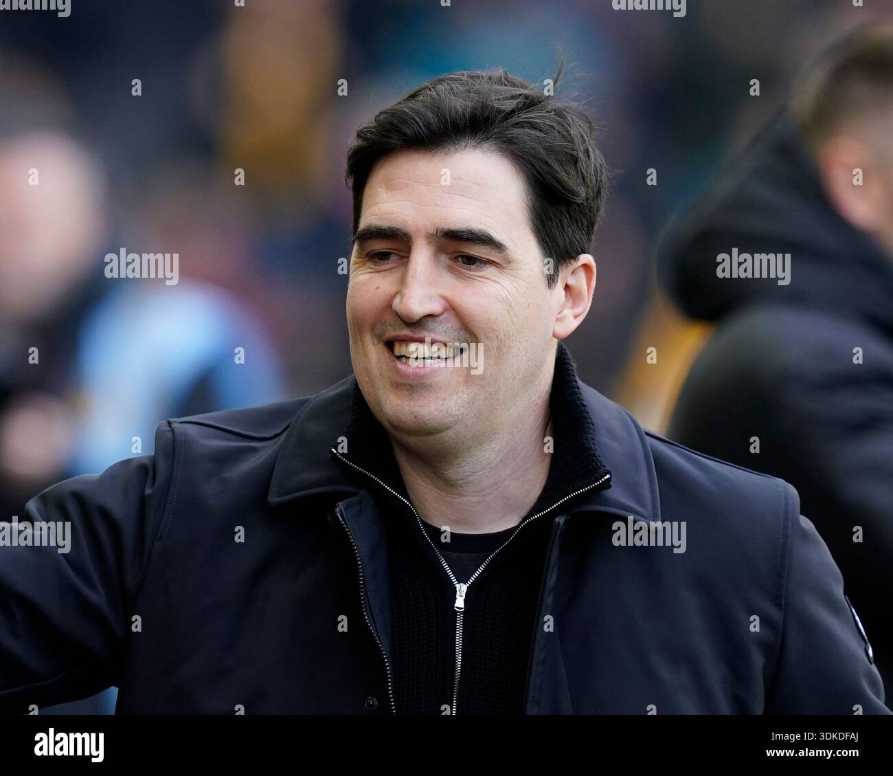 Wolverhampton, England, 31st January 2026. Andoni Iraola manager of ...