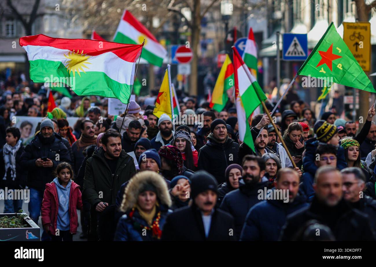 31 January 2026, Baden-Württemberg, Stuttgart: Under the slogan ...