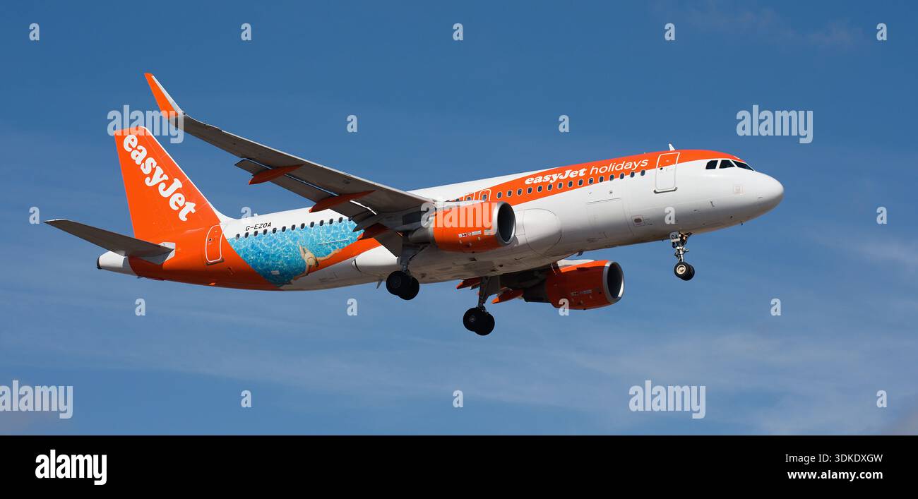 Tenerife, Spain january 30st, 2026. Airbus A320-214 easyJet (easyJet ...
