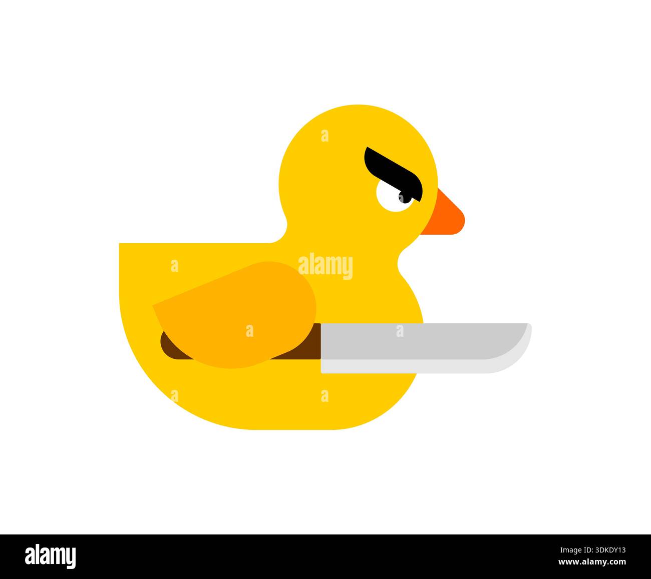 Psycho duck Stock Vector Images - Alamy