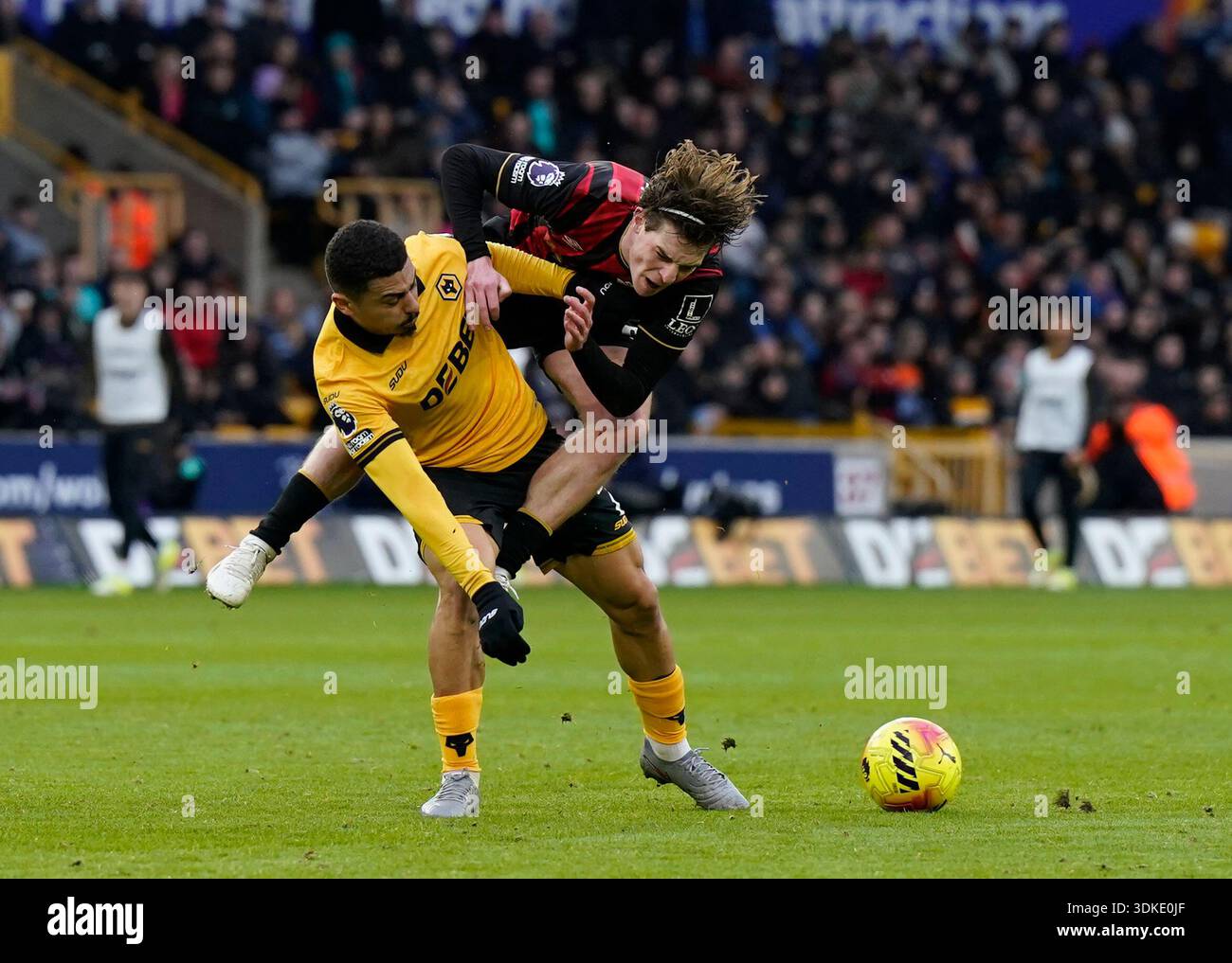 Leeds, England, 31st January 2026. Andre of Wolverhampton Wanderers ...
