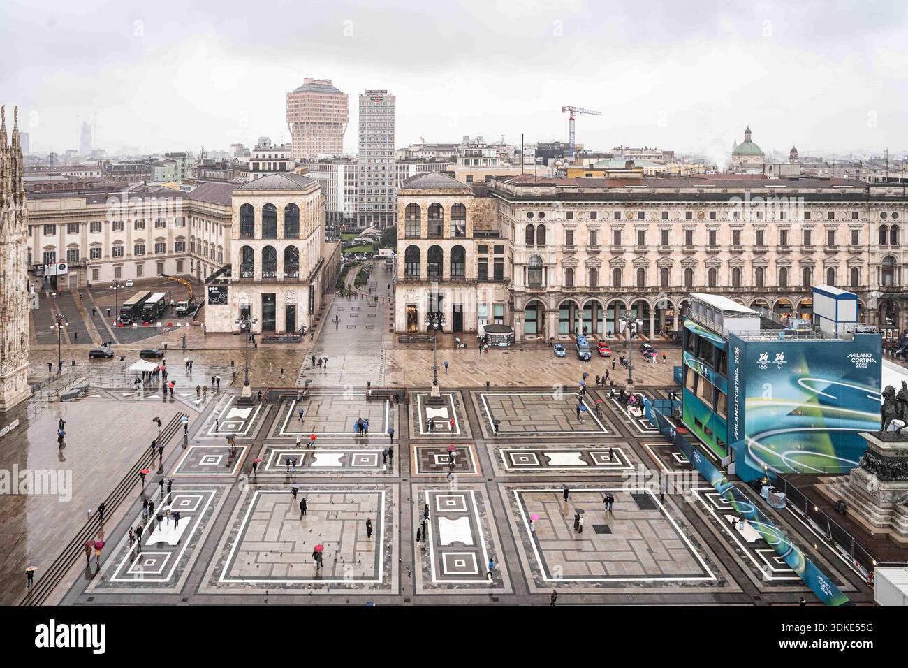 Milan, panoramic views and views of central Milan Stock Photo - Alamy
