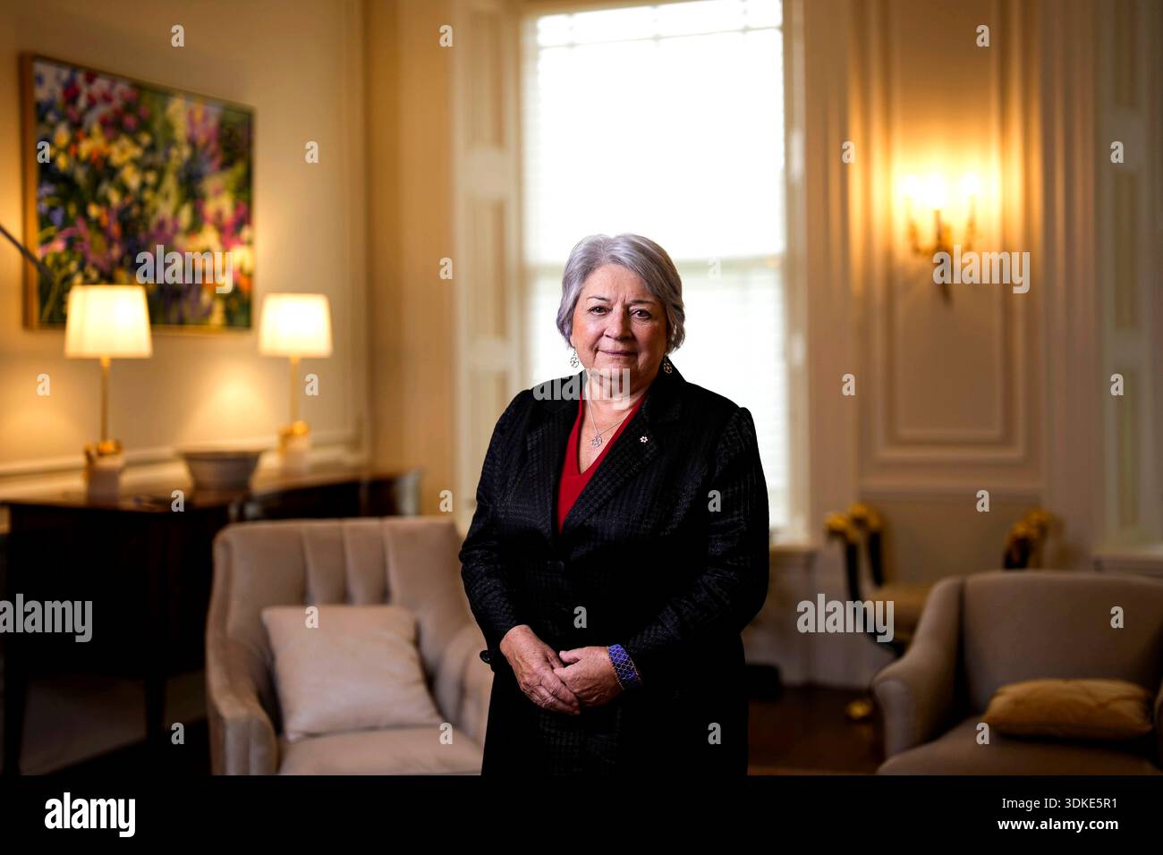 Gov. Gen. Mary Simon is shown at Rideau Hall in Ottawa, on Friday, Sept ...