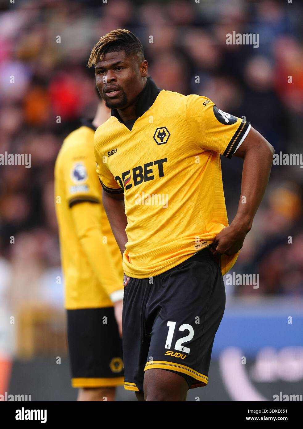 Wolverhampton Wanderers' Emmanuel Agbadou during the Premier League ...