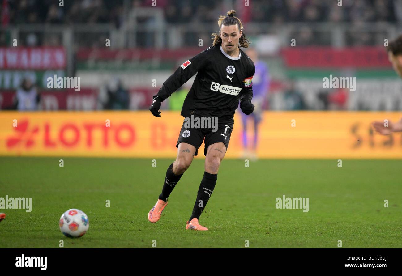 Jackson Irvine (St. Pauli) FC Augsburg, January 31, 2026, Football ...