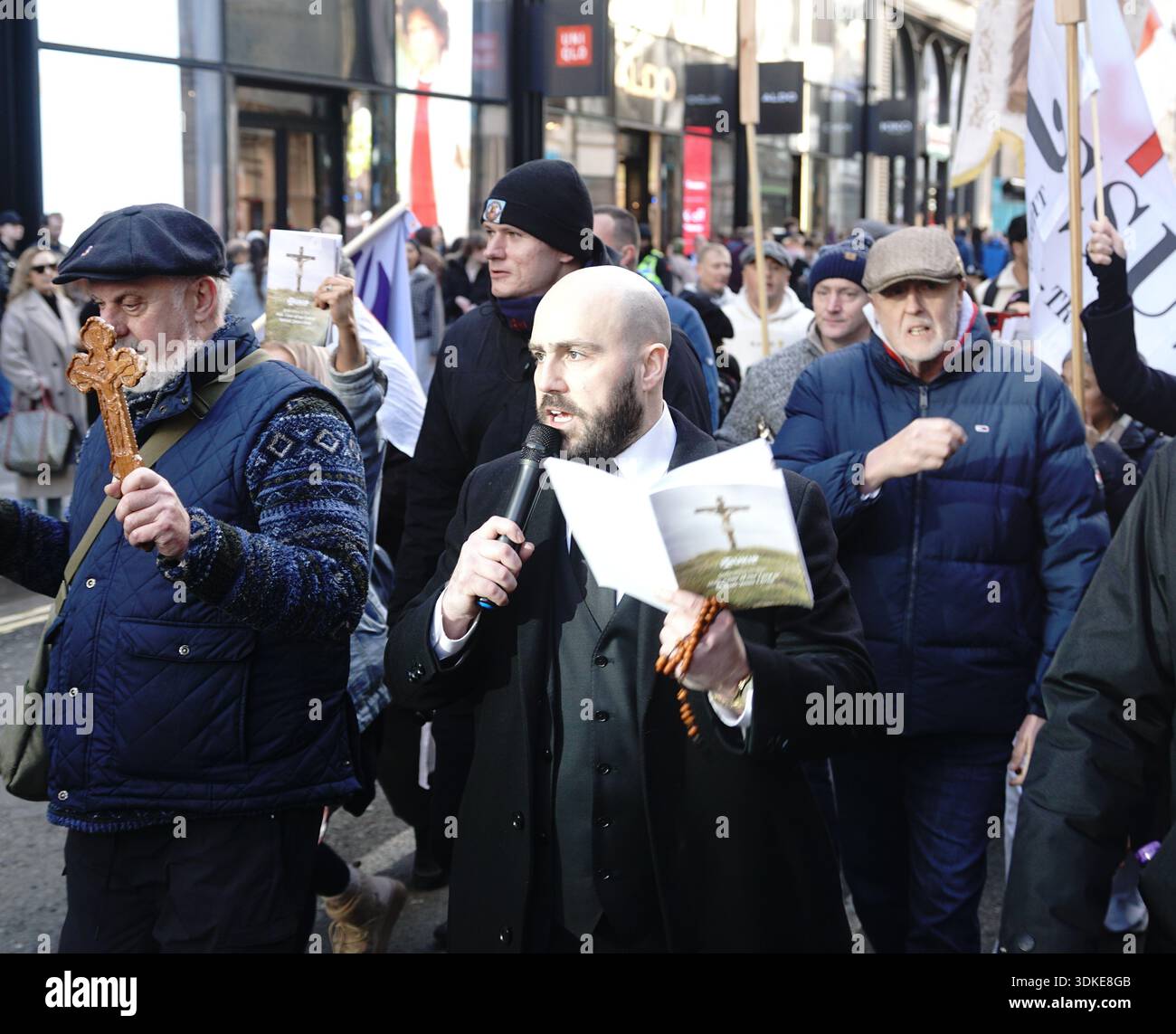 UKIP rally, 31st January 2026, London, UK, Protest, Far right, Extreme ...
