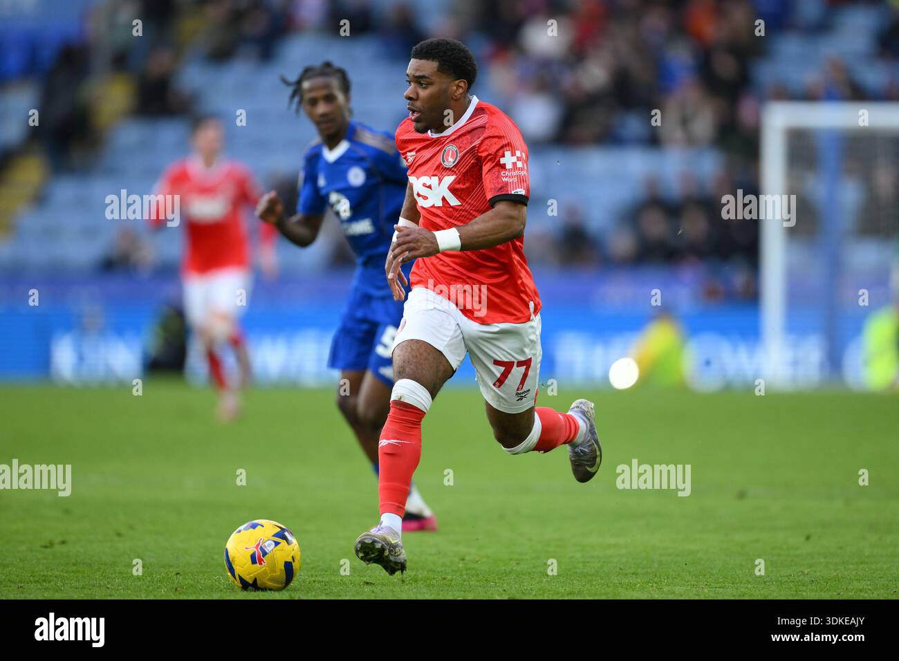 Jayden Fevrier of Charlton during the Sky Bet Championship match ...