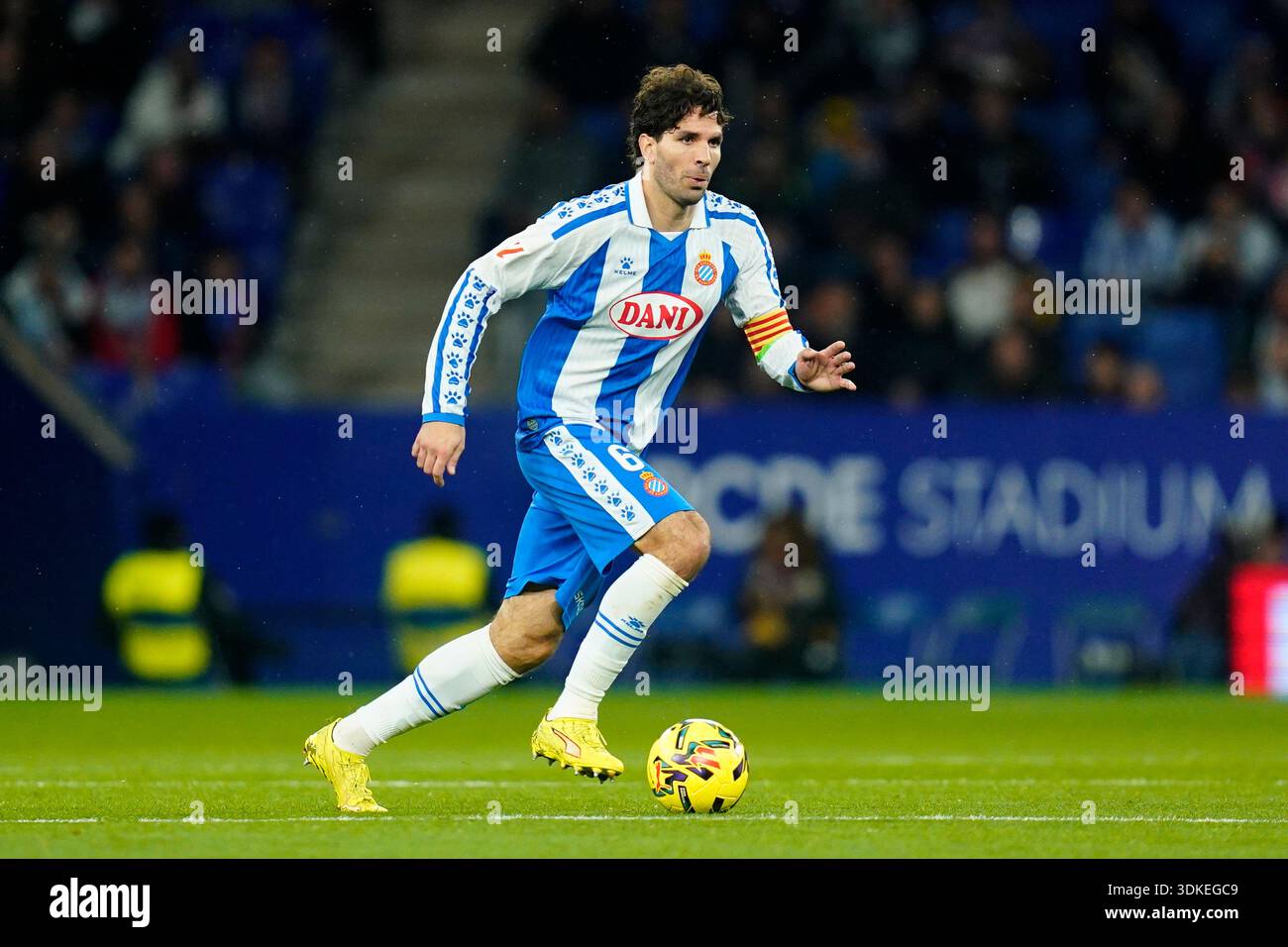 Leandro Cabrera of RCD Espanyol during the La Liga EA Sports match ...