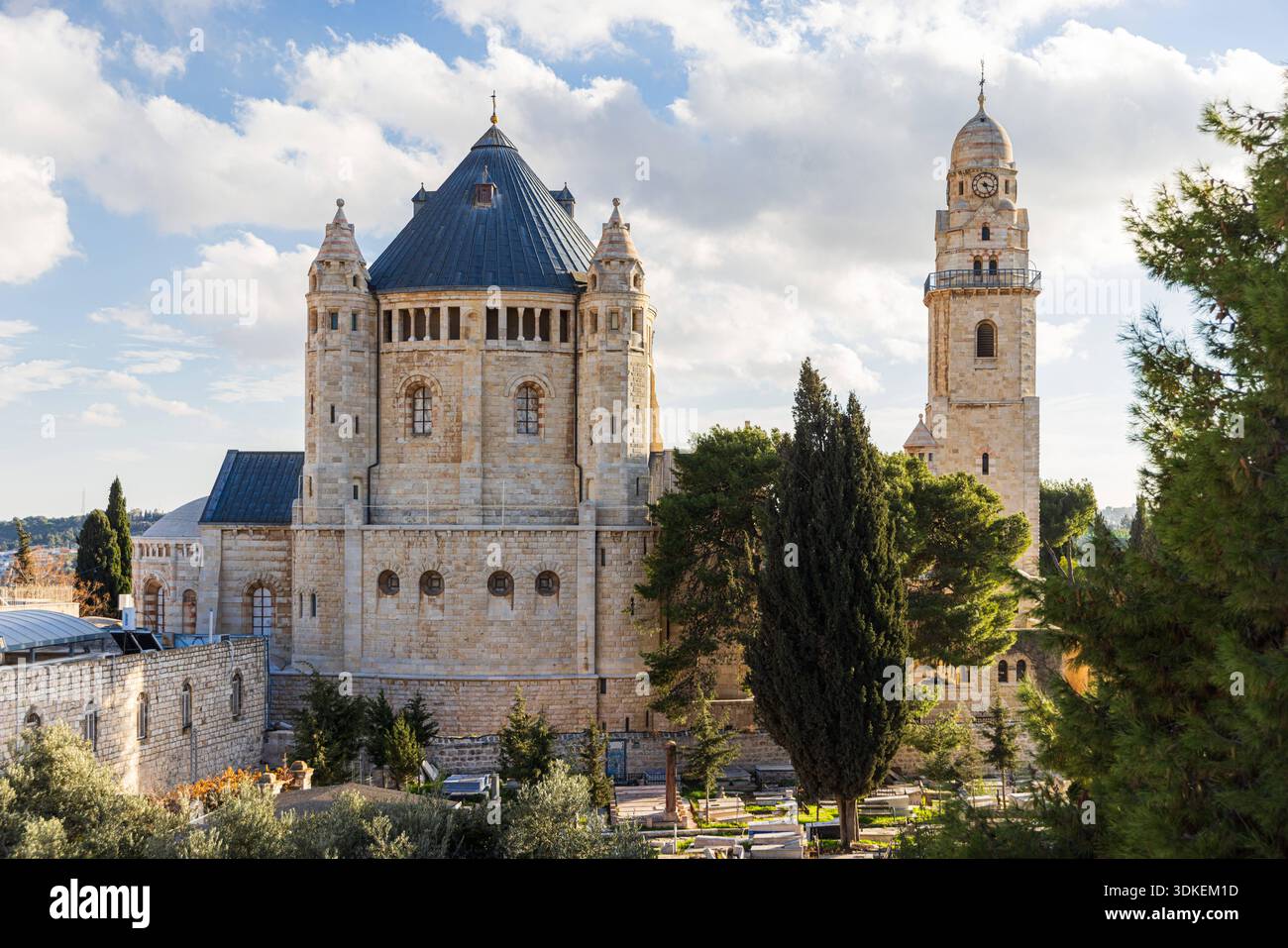 Abbey of the Dormition on Mount Zion, Jerusalem Dormition Abbey on ...