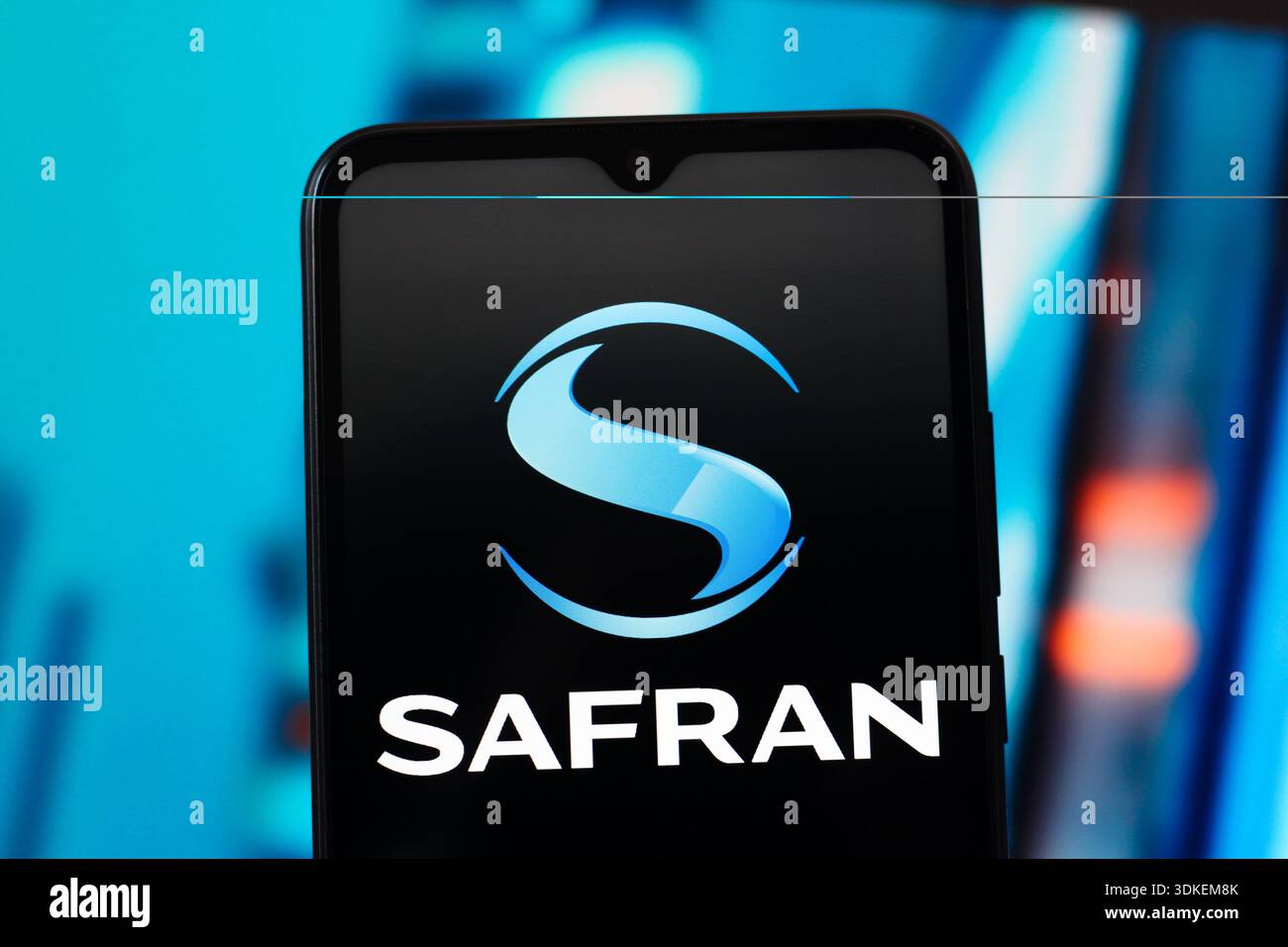 January 31, 2026, Canada: In this photo illustration, the Safran logo ...