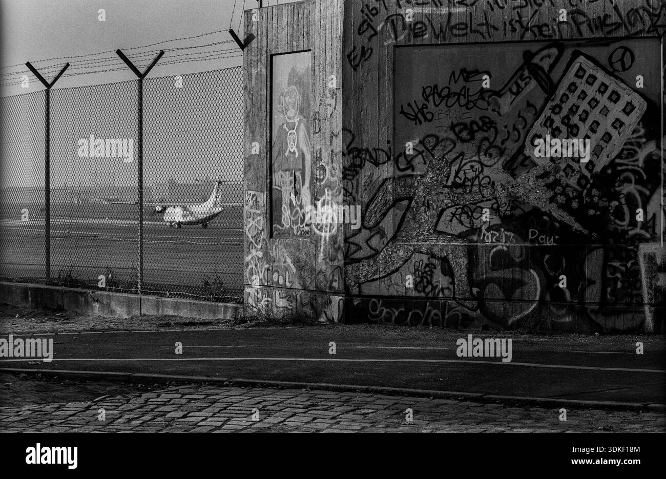 Einflugschneise Tempelhof Deutschland, Berlin, 30.10.1992, Flughafen ...