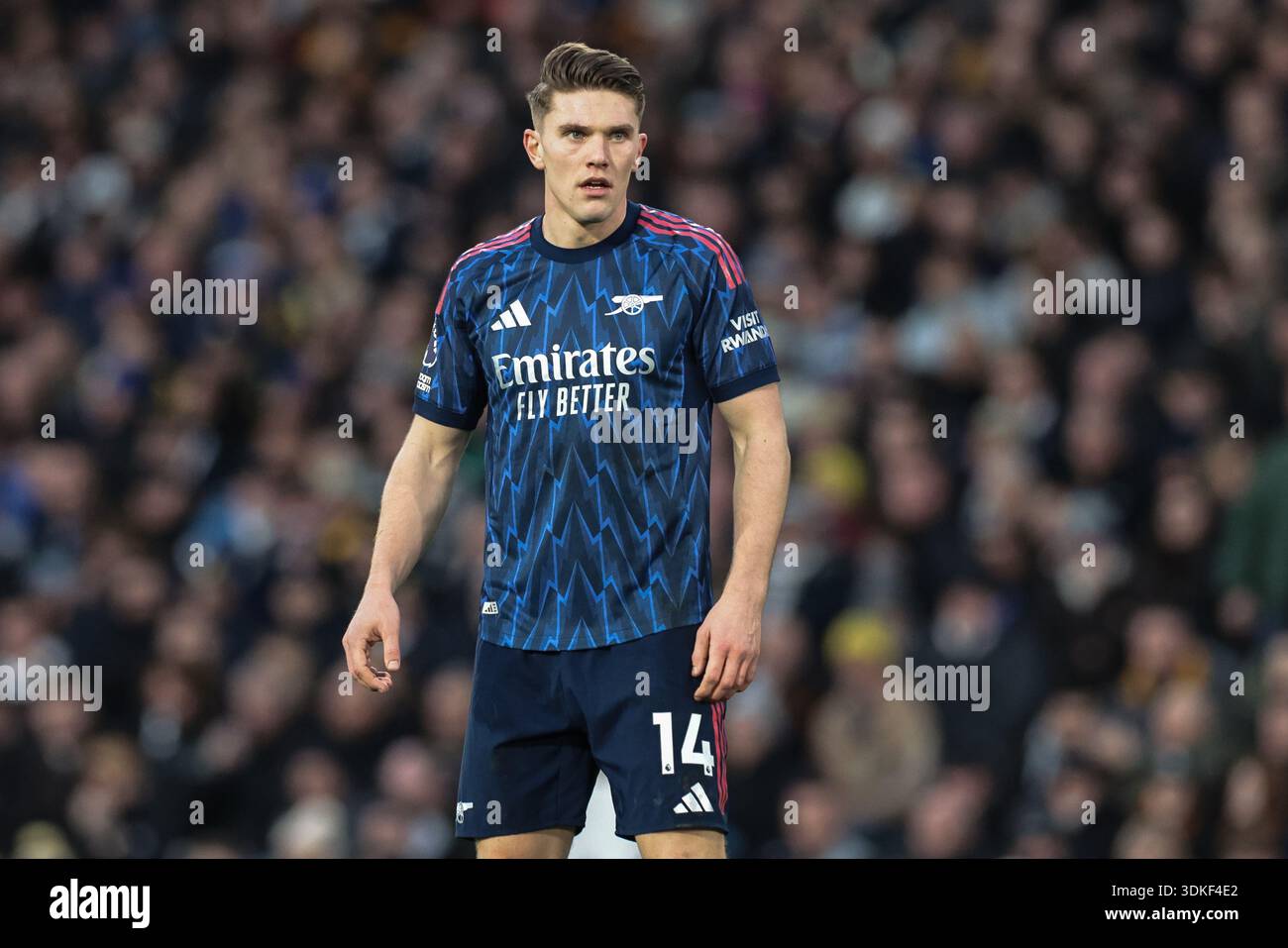 Viktor Gyokeres of Arsenal during the Premier League match Leeds United ...
