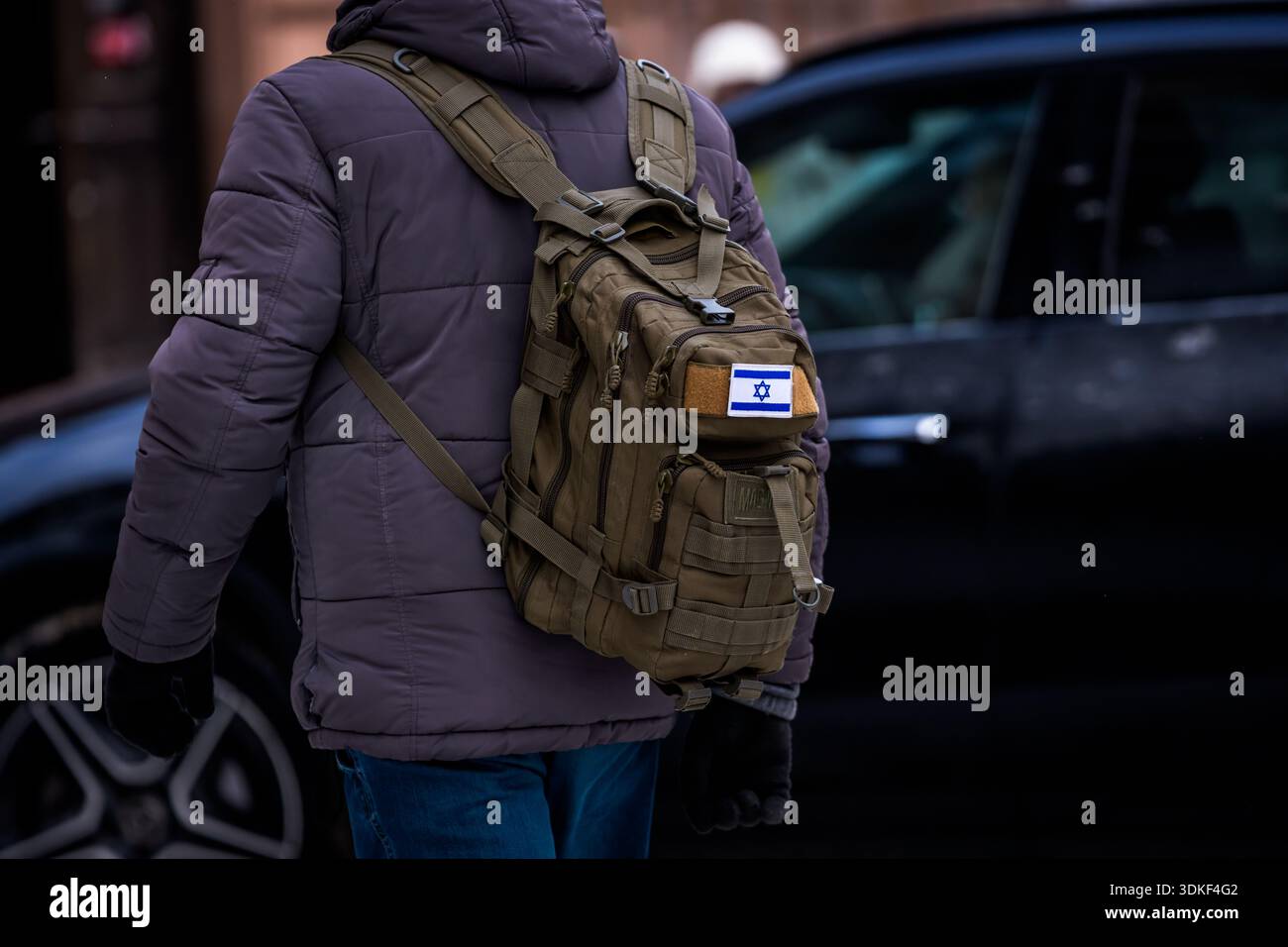 RIGA, LATVIA. 28th January 2026. A man wearing a traditional Jewish ...
