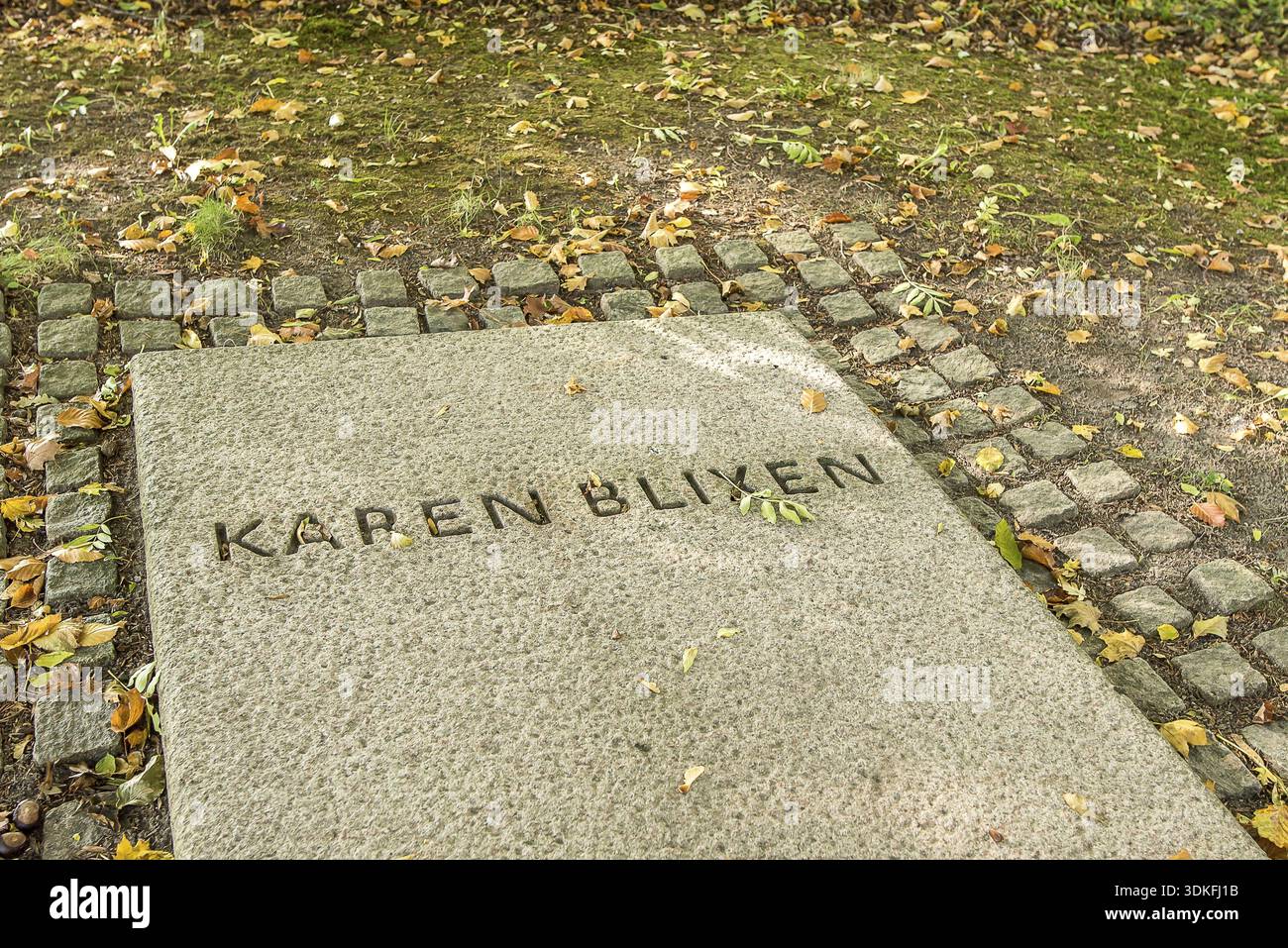 Headstone famous danish writer hi-res stock photography and images - Alamy