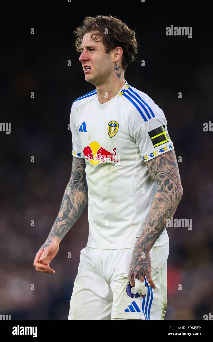 Joe Rodon Of Leeds United during the Leeds United v Arsenal Premier ...